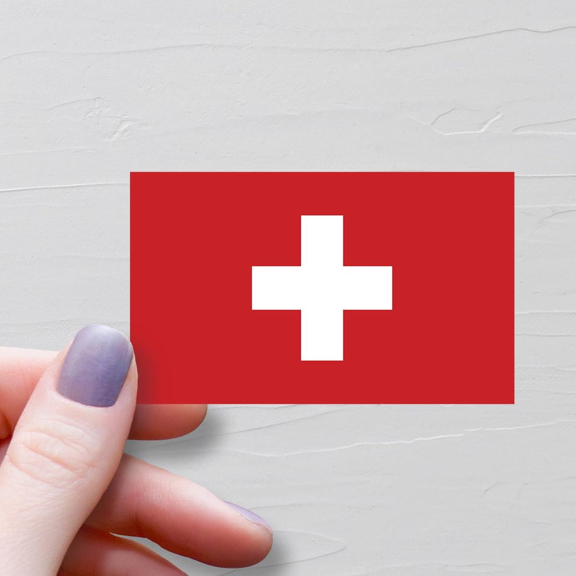 Maneki Switzerland Flag Er, Vinyl Travel Ers, Swiss Flag, World Flags ...