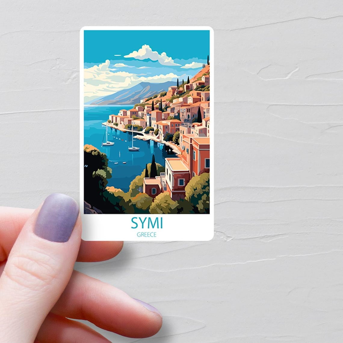 Maneki Symi Er, Vinyl Travel Ers, Symi Greece Ers, Water Bottle Er ...