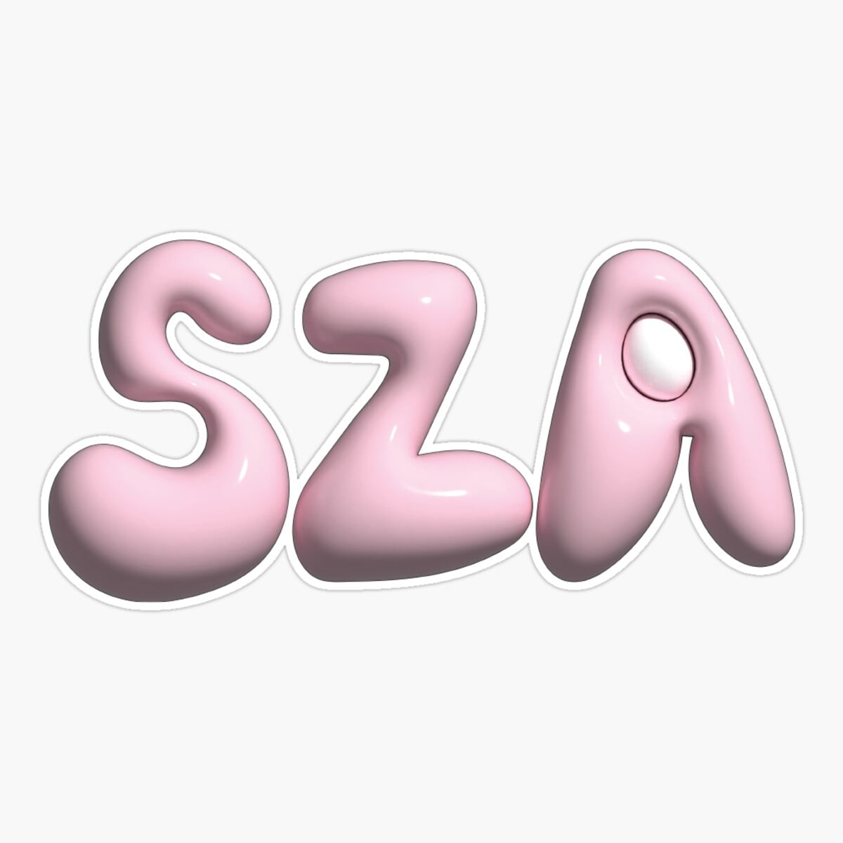 Maneki Sza Sticker, Phone Decal Water Bottle Stickers Car Decals, Funny ...