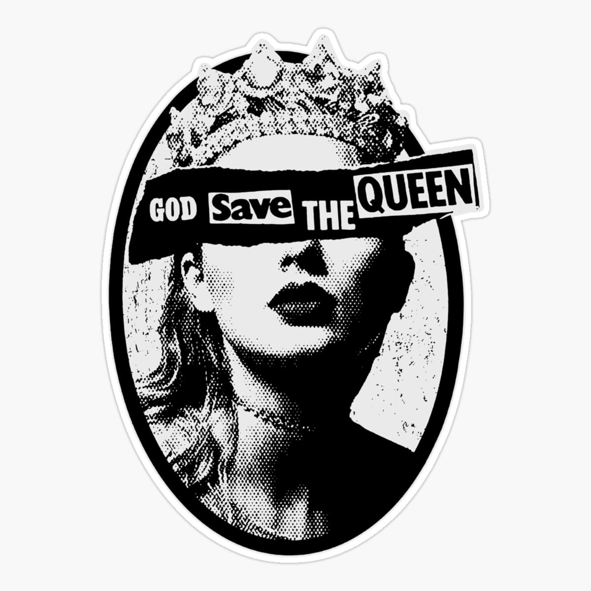 Maneki T.S Save The Queen Sticker, Phone Decal Water Bottle Stickers ...