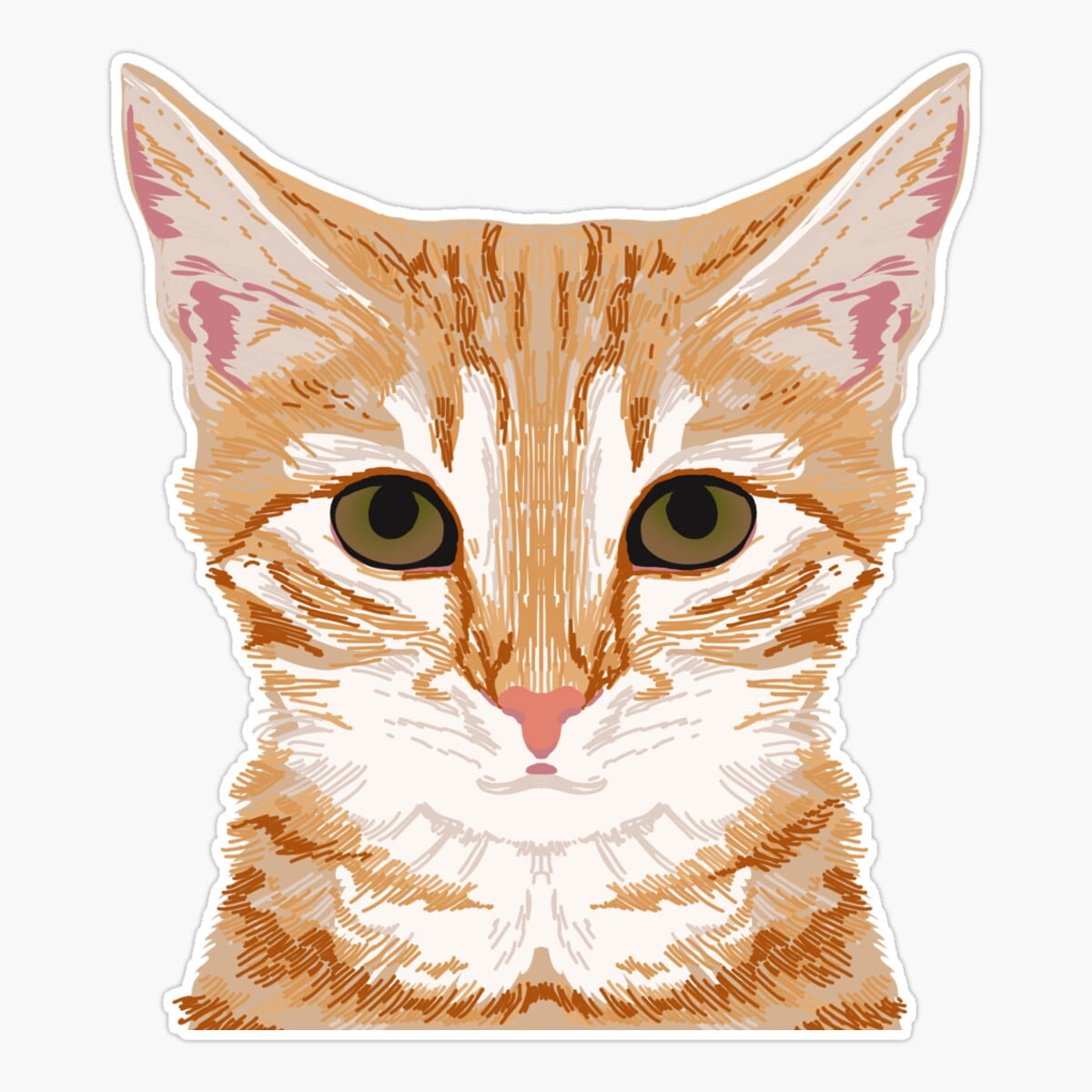 Maneki Tabby Orange Cat Head Cat Breed Gits Cute Tabby Cats Must Haves ...