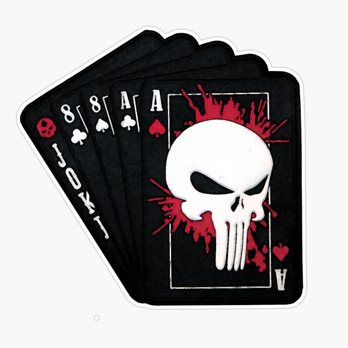 Maneki Tactical - Ace O Spades Er, Phone Decal Water Bottle Stickers ...