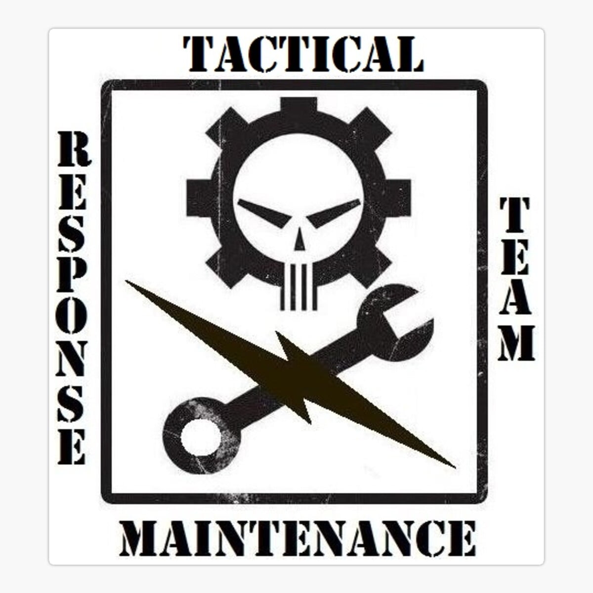 Maneki Tactical Maintenance Response Team Er, Phone Decal Water Bottle ...