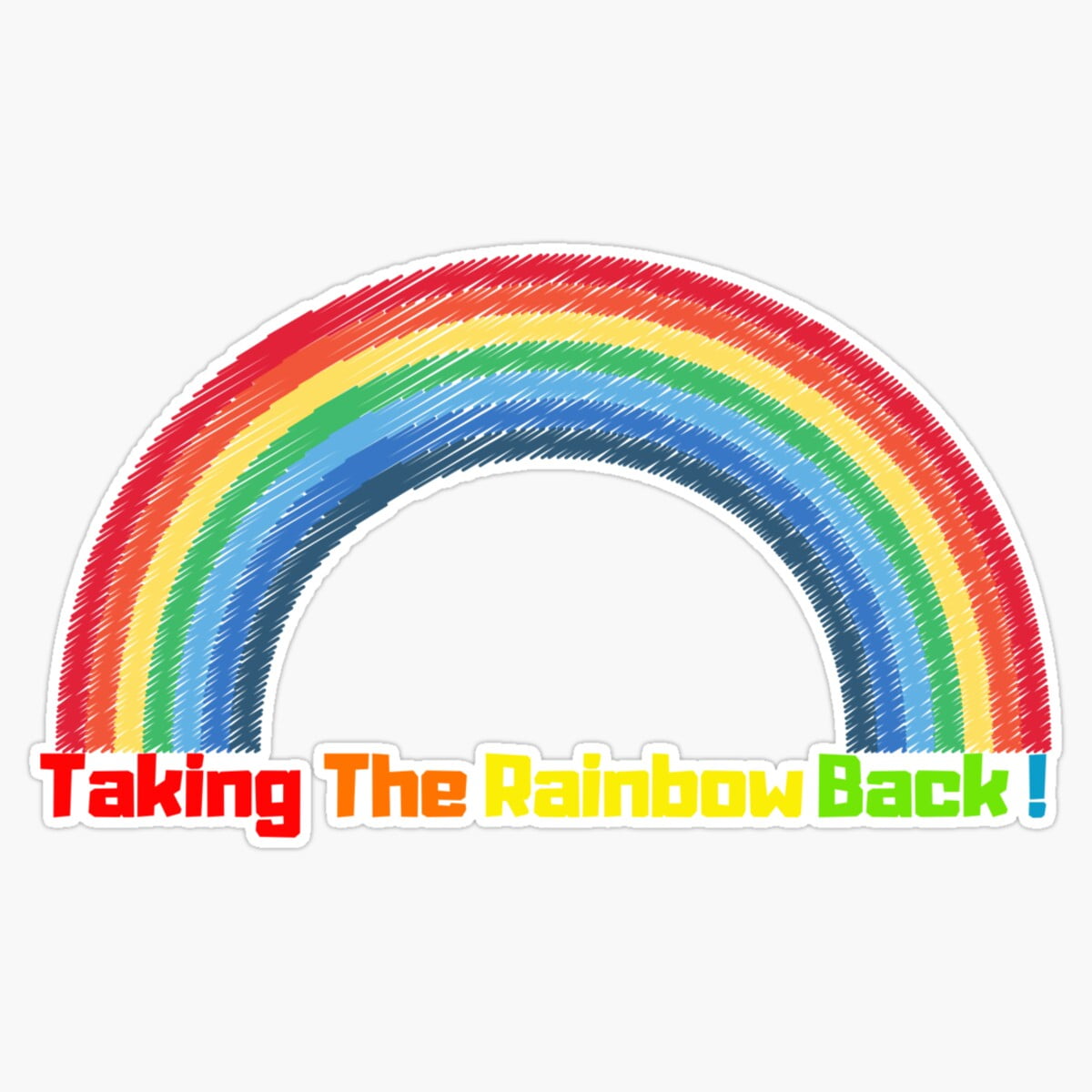 Maneki Taking Back The Rainbow Er, Phone Decal Water Bottle Stickers ...