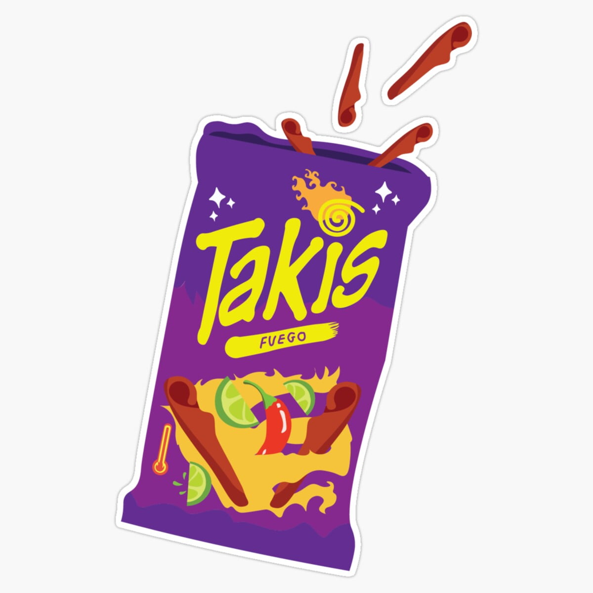 Maneki Takis Er | Spicy Hot | Cute Illustration | Fuego Flavor Er ...