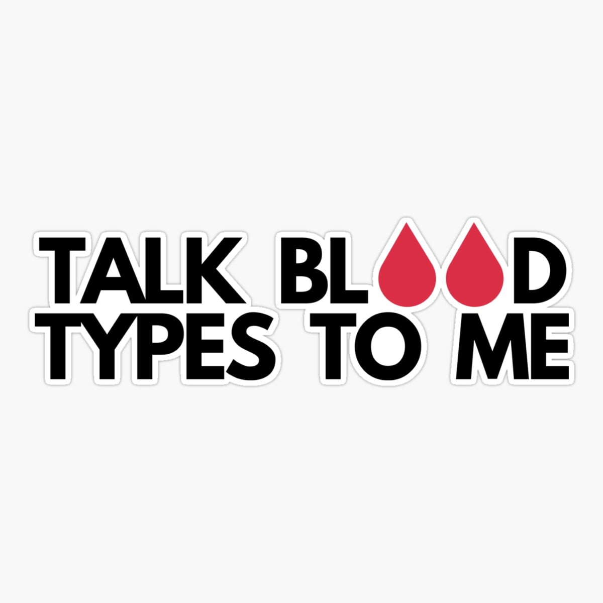 Maneki Talk Blood Types To Me Er, Phone Decal Water Bottle Stickers Car ...