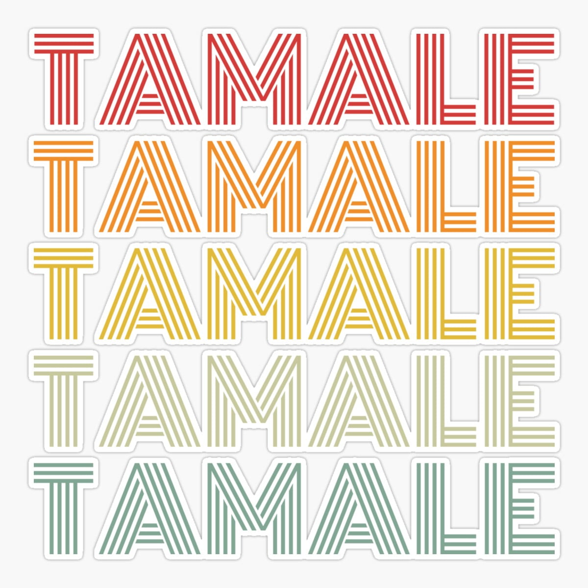 Maneki Tamale Retro Style Sticker, Phone Decal Water Bottle Stickers ...