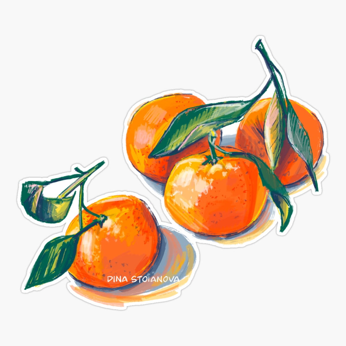 Maneki Tangerines. Mandarin Juicy Fruit Er, Phone Decal Water Bottle ...