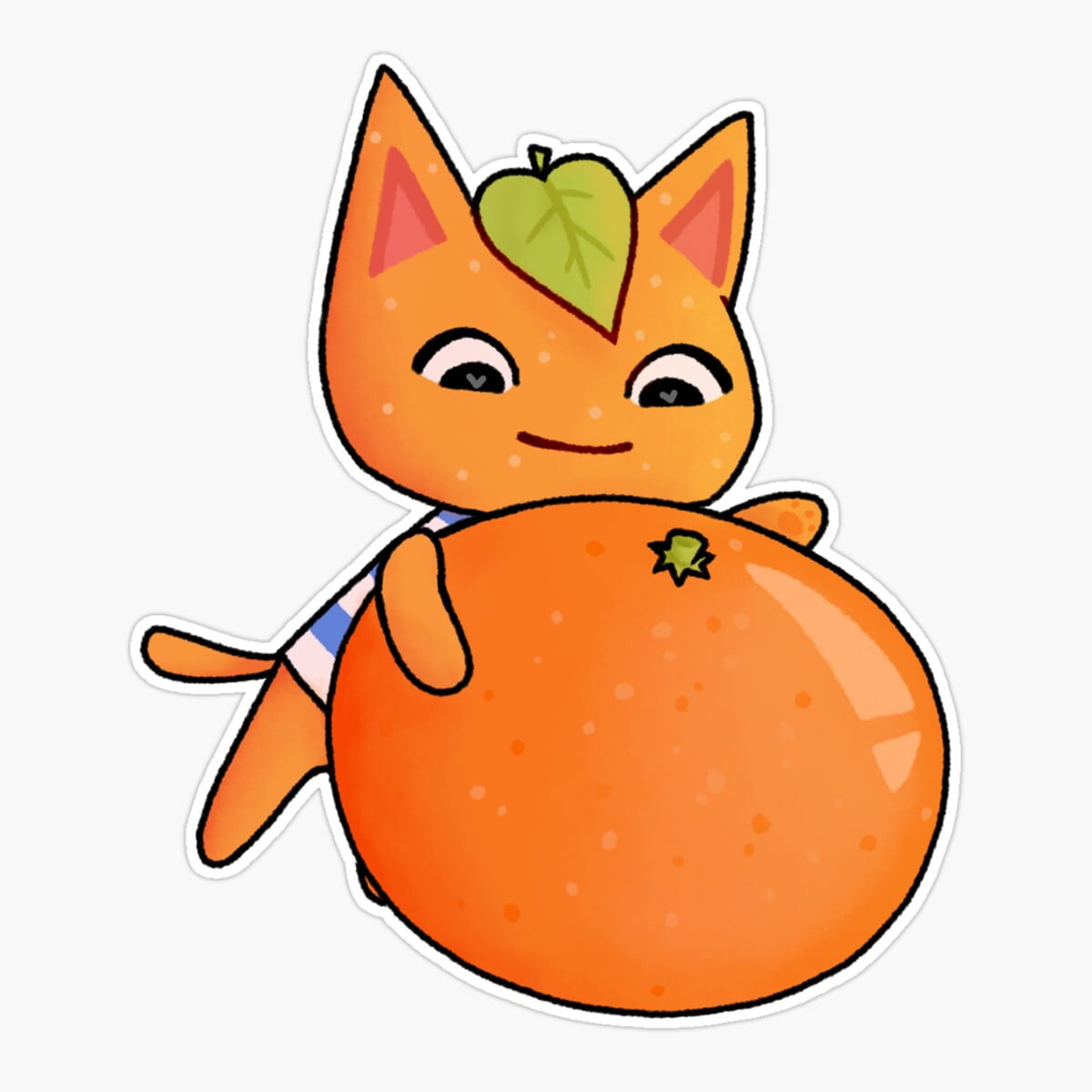 Maneki Tangy (Ac Cats And Fruits) Er, Phone Decal Water Bottle Stickers ...