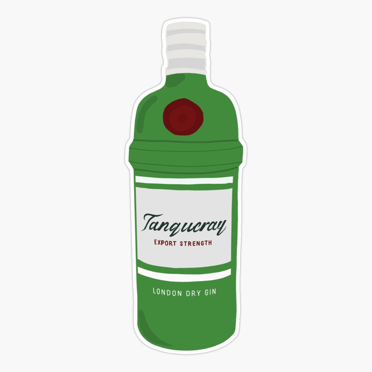 Maneki Tanqueray Gin Bottle Er, Phone Decal Water Bottle Stickers Car ...
