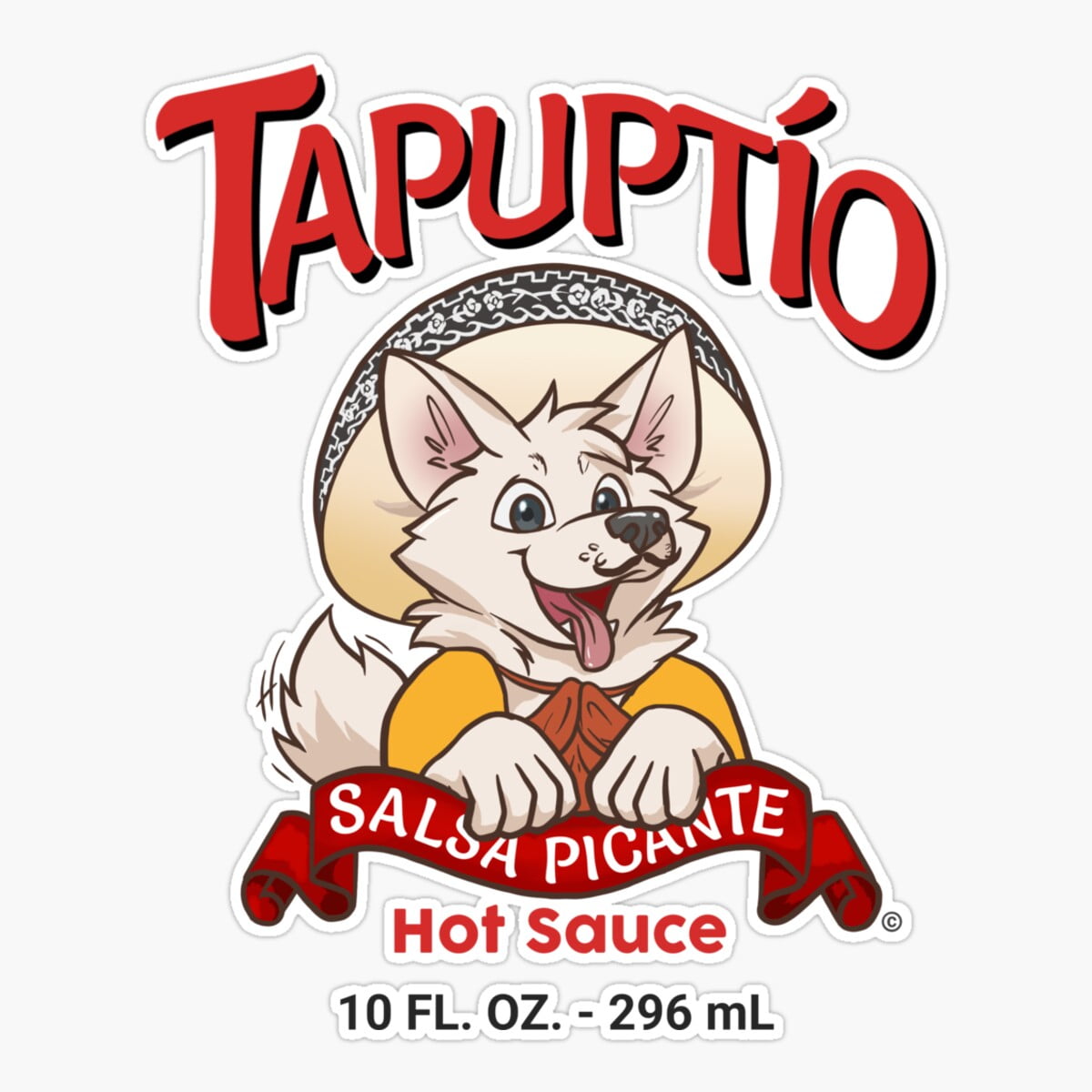 Maneki Tapuptío Puppy Dog Parody Shirt Design Sticker, Phone Decal ...