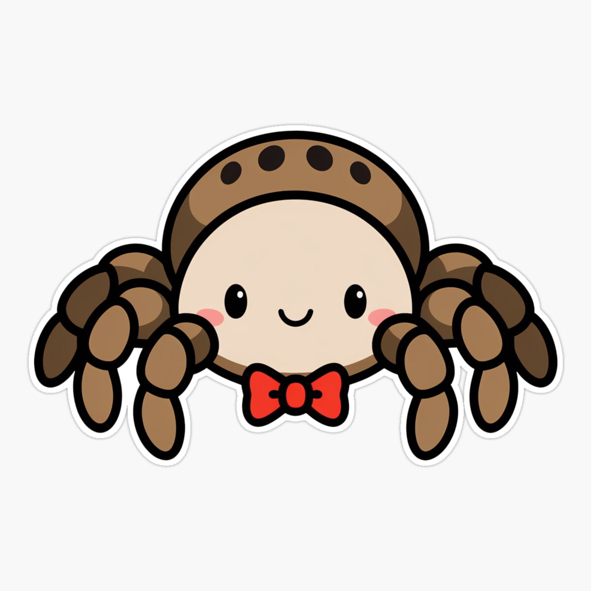 Maneki Tarantula Spider Kawaii Bow Tie Zoo Day Trip Boys Girls Kids er ...