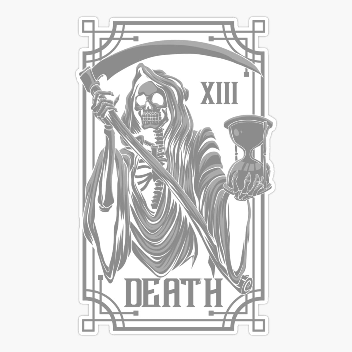 Maneki Tarot Card Goth Death Grim Reaper Occult Pagan Ic Er, Phone ...