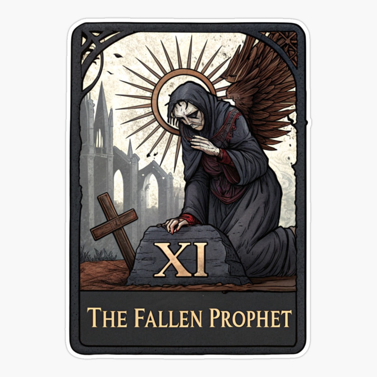 Maneki Tarot Card - The Allen Prophet Er, Phone Decal Water Bottle ...