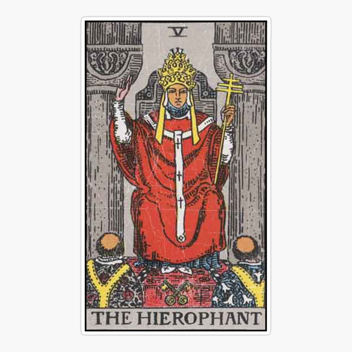Maneki Tarot Card The Hierophant Card Mor Arcana Card Ive 5 Er, Phone ...