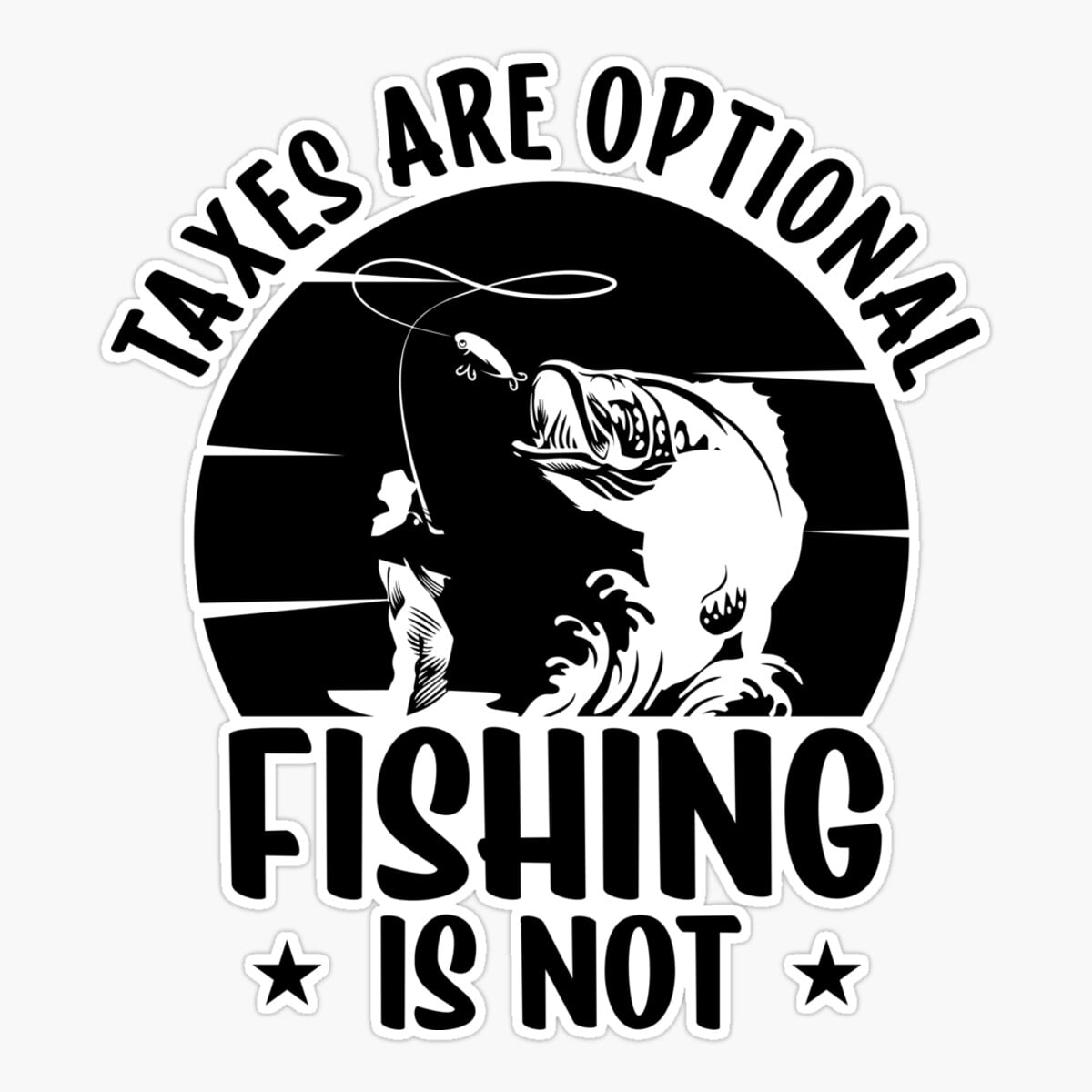 Maneki Taxes Are Optional. Ishing Is Not Er, Phone Decal Water Bottle ...