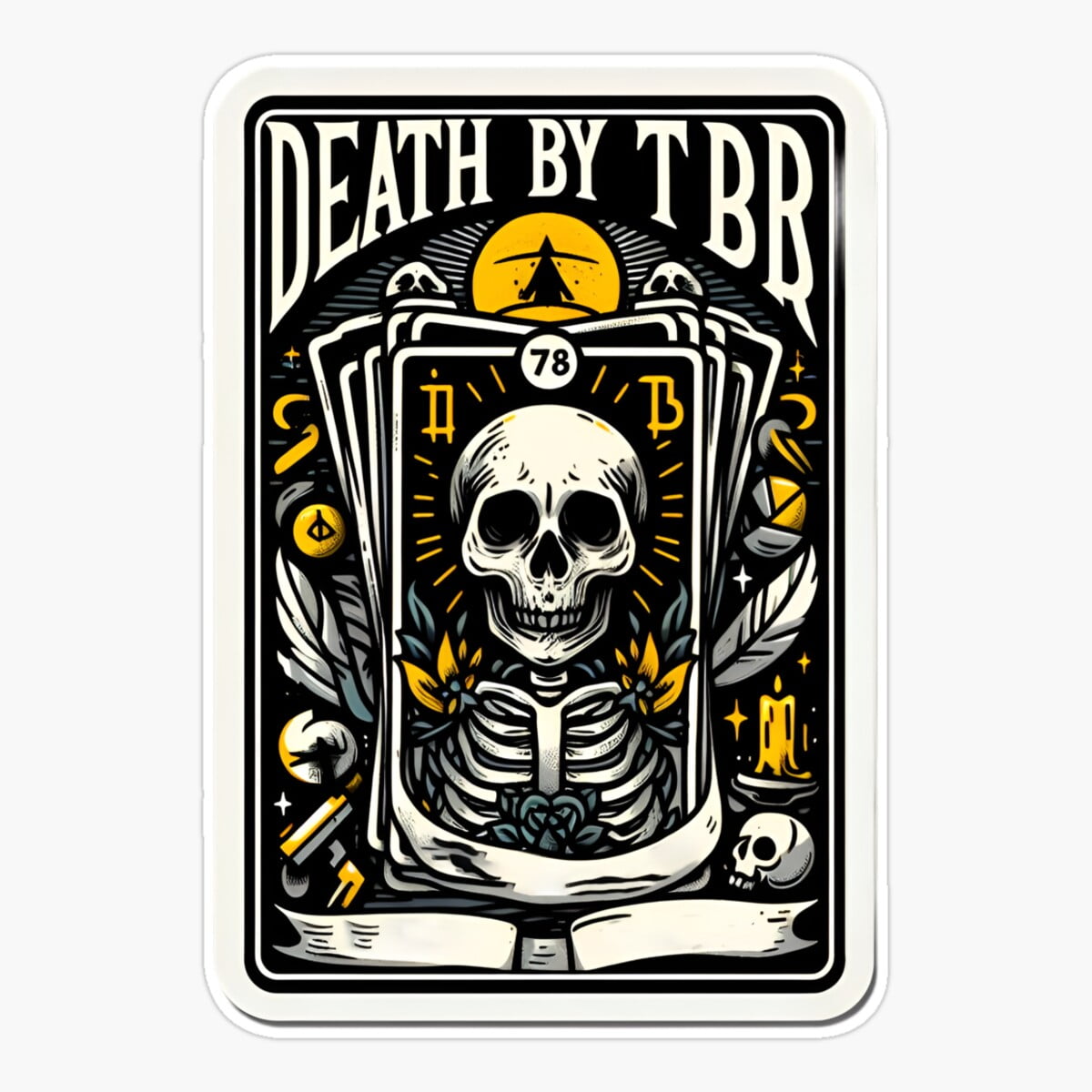 Maneki Tbr Tarot Card Er, Phone Decal Water Bottle Stickers Car Decals ...