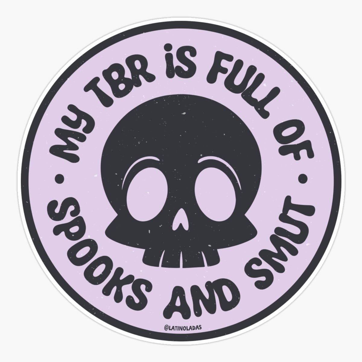 Maneki My Tbr Is Ull O Spooks And Smut / Cute Reading Skull Aesthetic ...