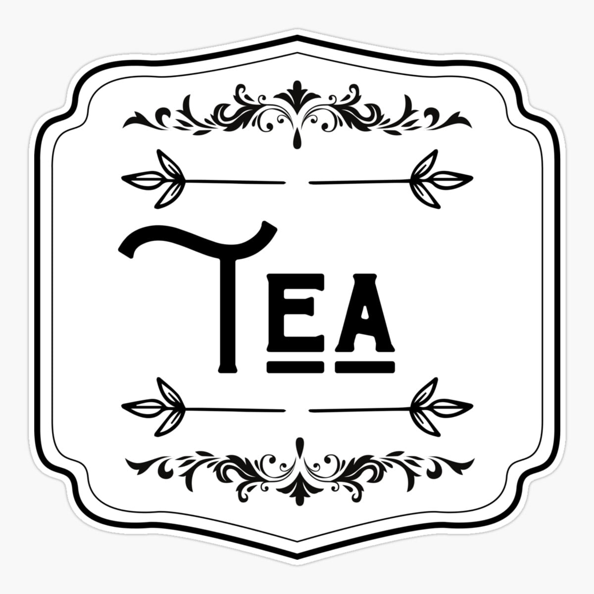 Maneki Tea Retro Spice Label Sticker, Phone Decal Water Bottle Stickers ...