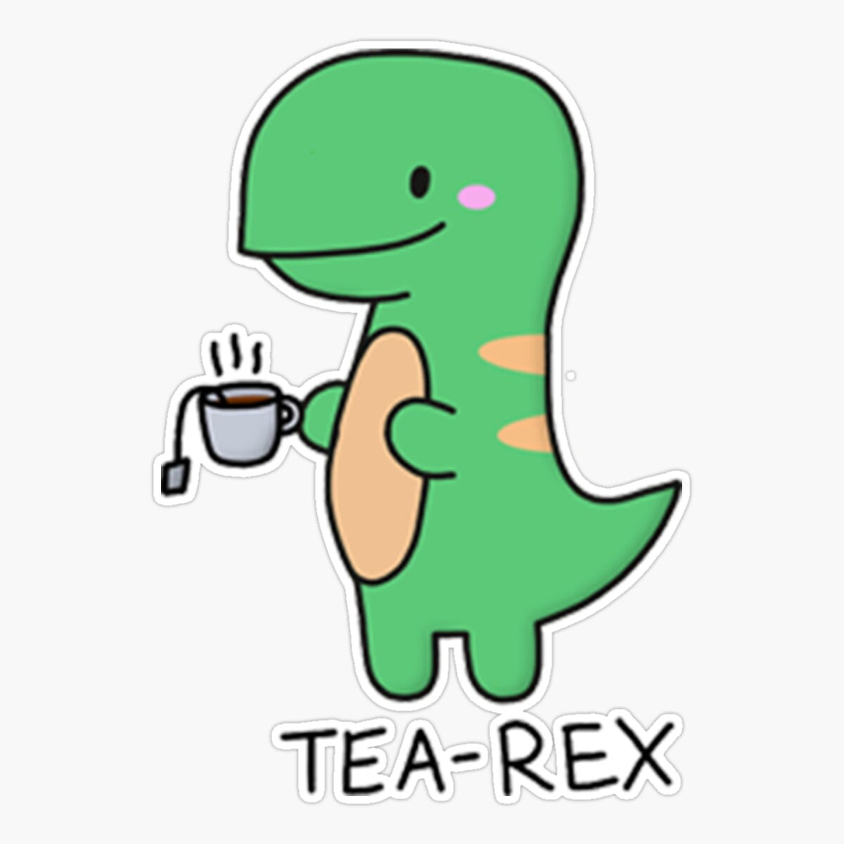 Maneki Tea Rex Baby Er, Phone Decal Water Bottle Stickers Car Decals ...