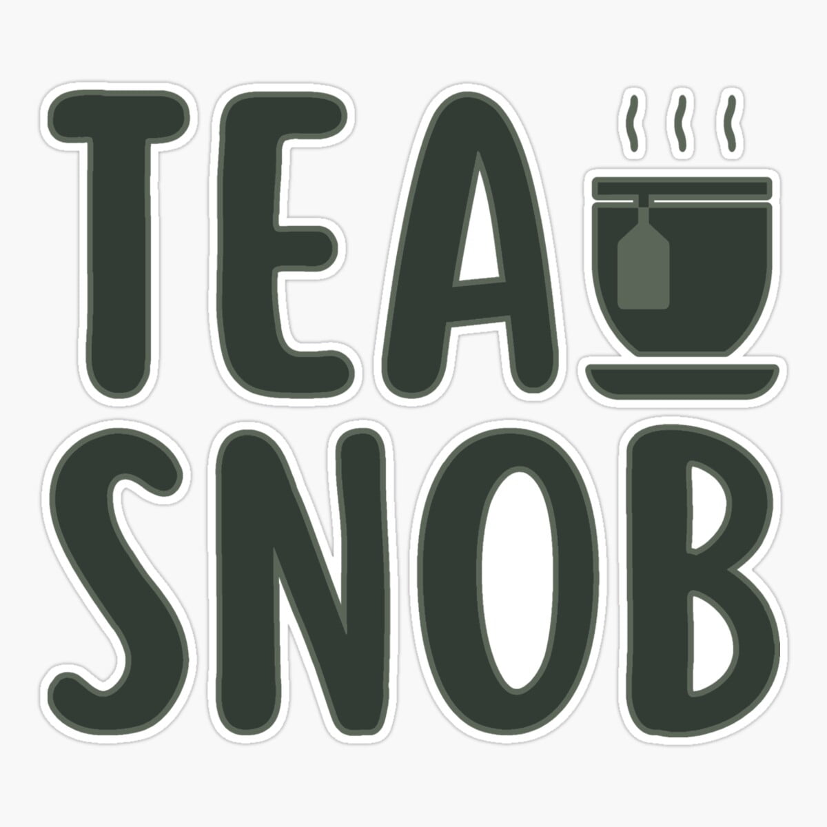 Maneki Tea Snob - Healthy Lifestyle Er, Phone Decal Water Bottle ...