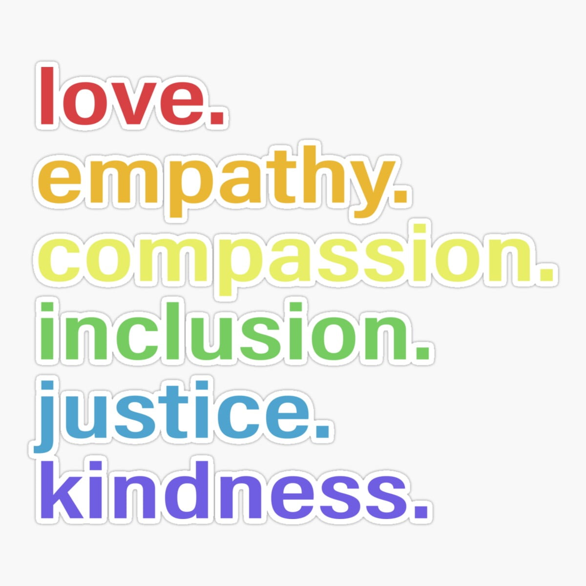 Maneki Teach With Love Shirt, Empathy Teacher Shirt, Compion For Women, Teacher Inclusion Gift ...