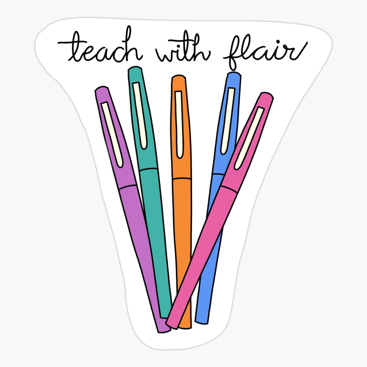 Maneki Teach With Flair Quote With Flair Pen Bundle Er, Phone Decal ...