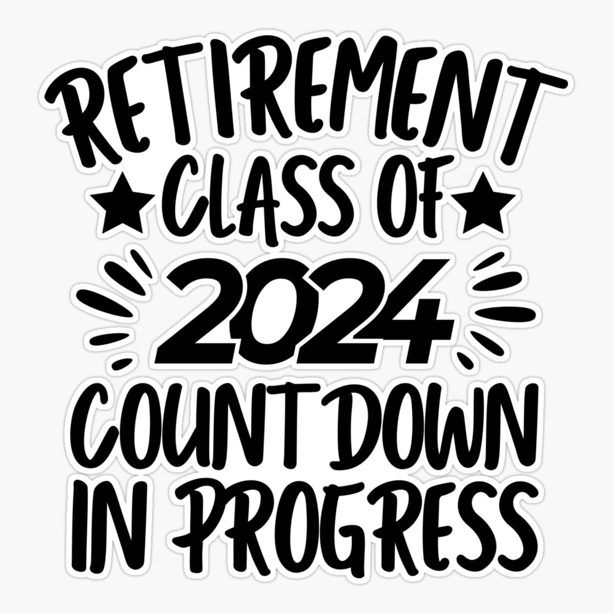 Maneki Teacher Gift, Retirement Cl Of 2024 Countdown In Progress ...