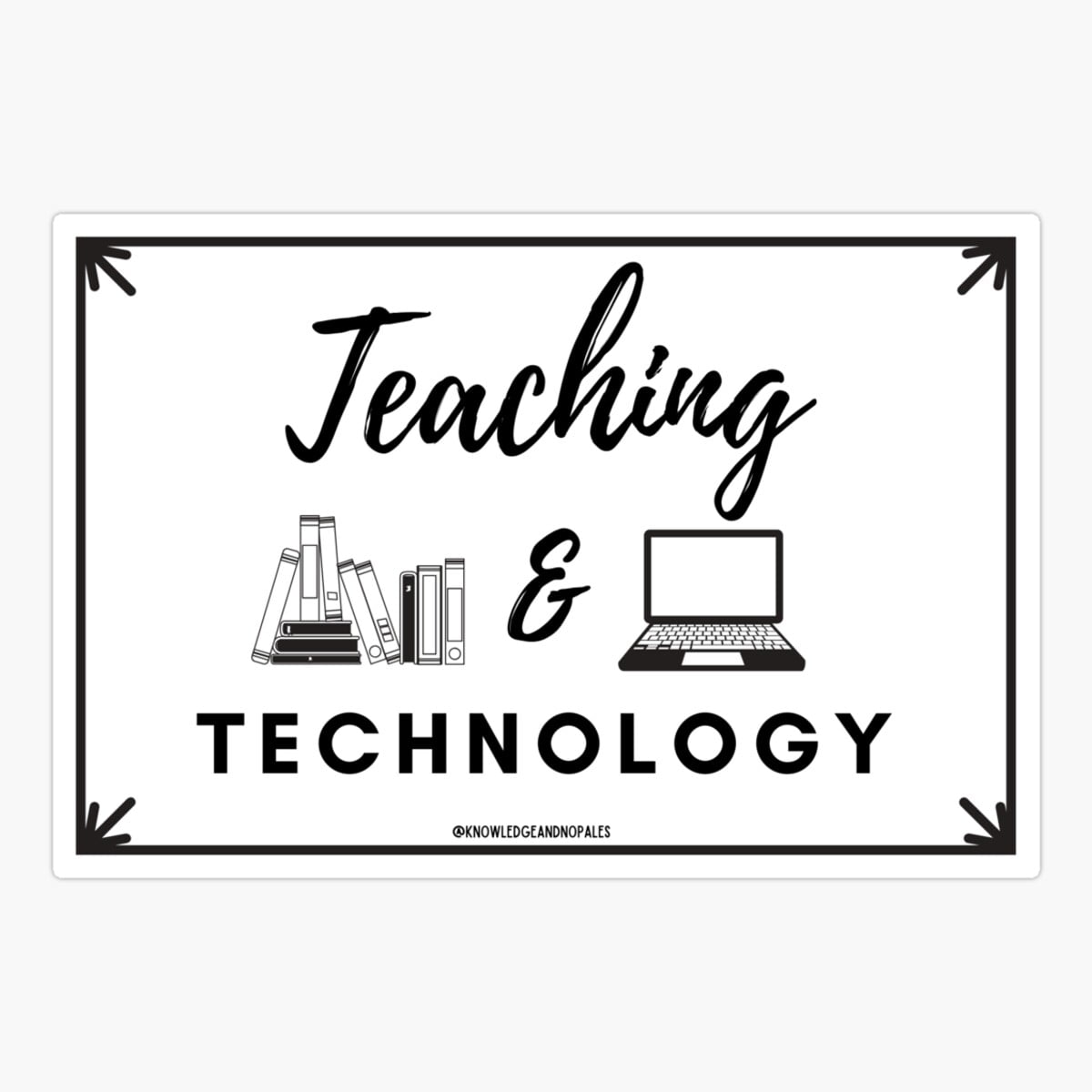 Maneki Teaching & Technology Er, Phone Decal Water Bottle Stickers Car ...