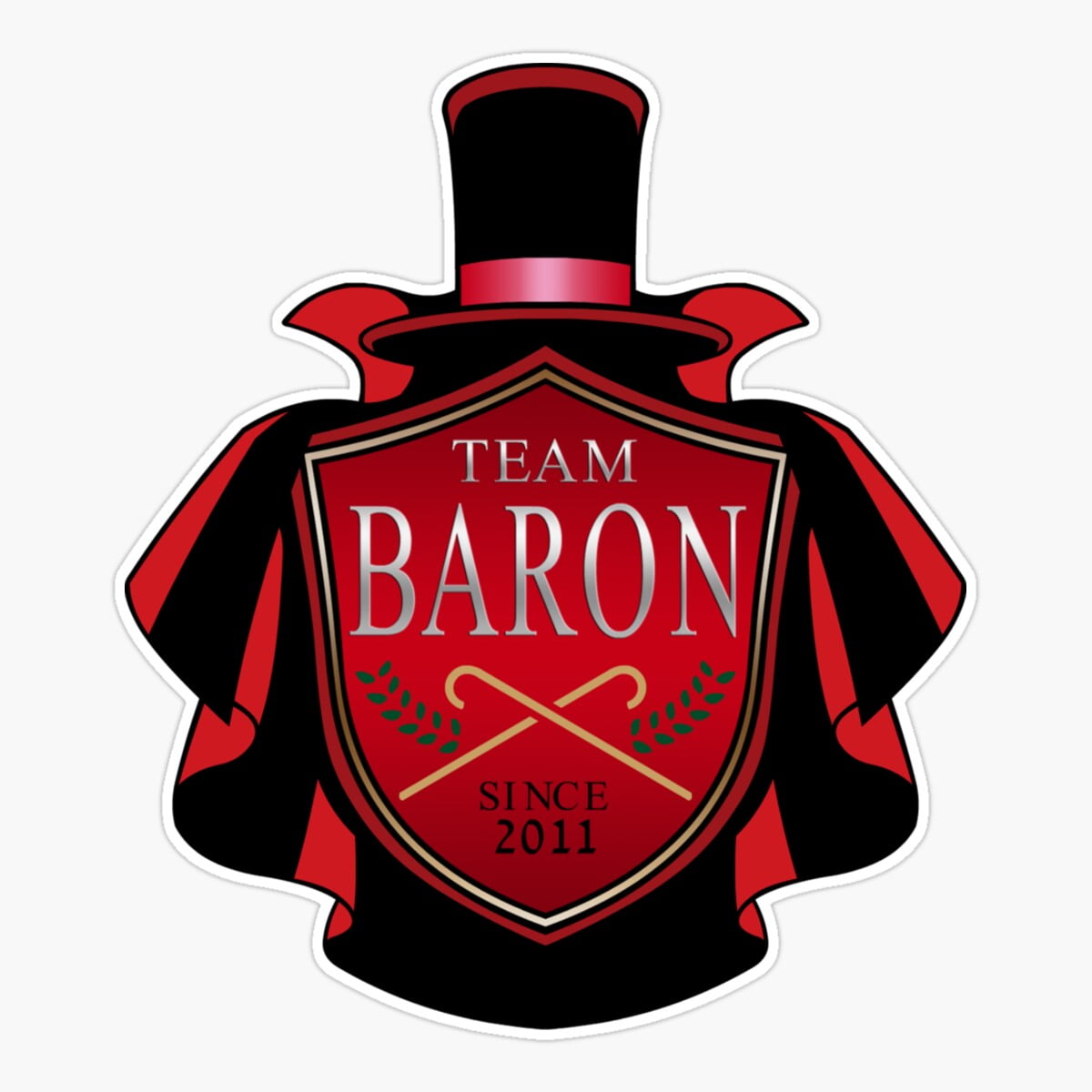 Maneki Team Baron Er, Phone Decal Water Bottle Stickers Car Decals ...