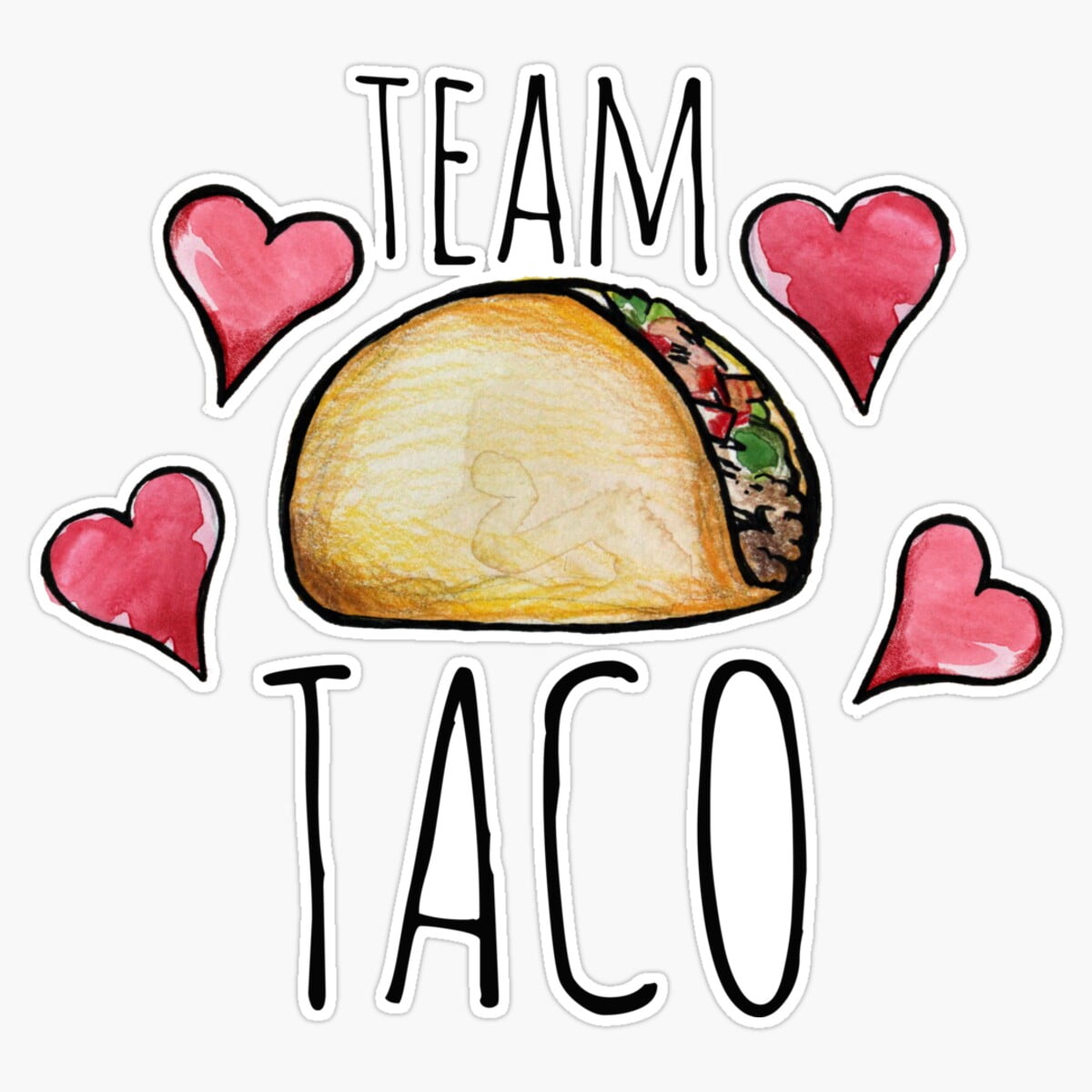 Maneki Team Taco Er, Phone Decal Water Bottle Stickers Car Decals ...