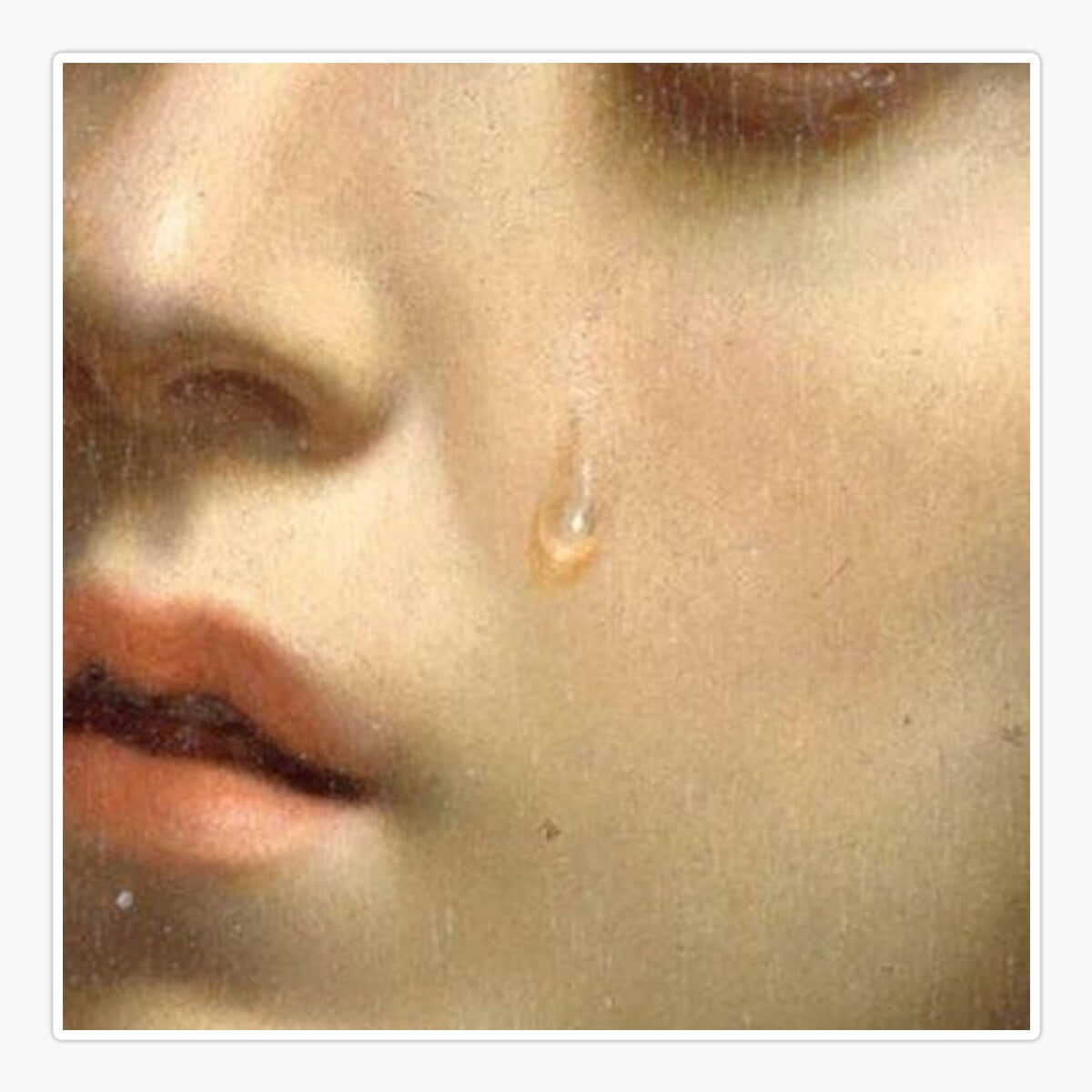 Maneki Tears Medieval Renaissance Painting Detail Er, Phone Decal Water ...