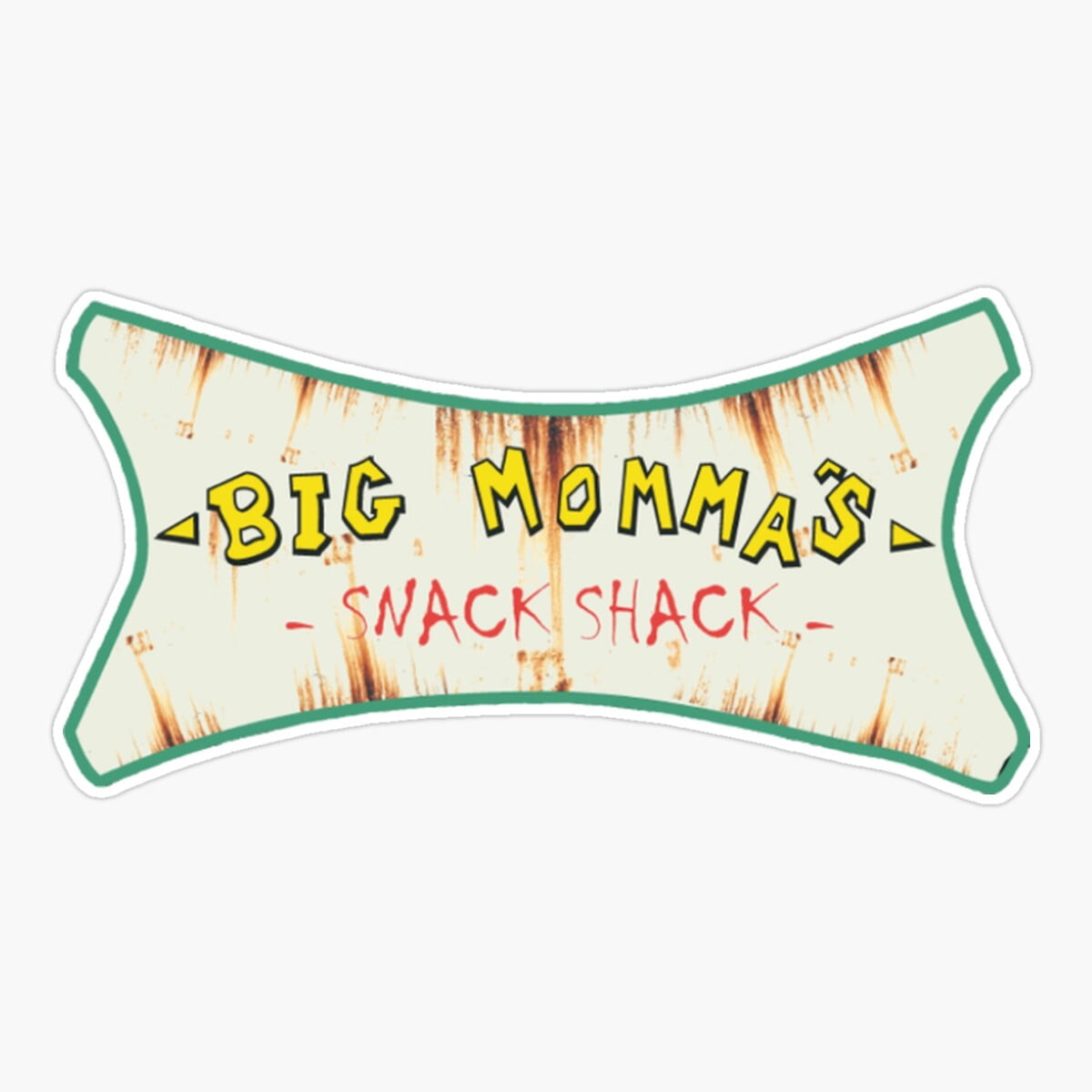 Maneki Teen Beach Movie Big Momma’S Snack Shack Logo Sticker, Phone ...