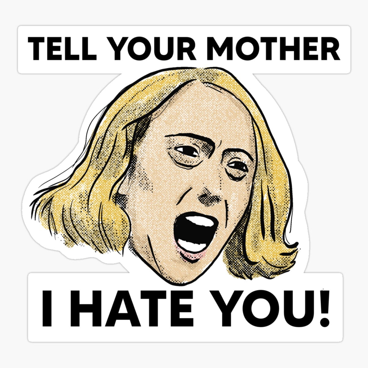 Maneki Tell Your Mother…I Hate You! Er, Phone Decal Water Bottle ...