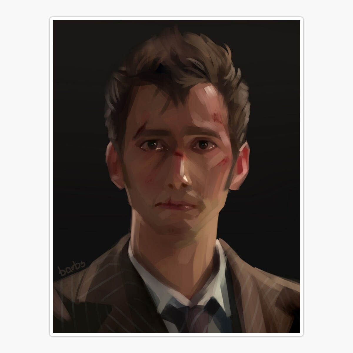 Maneki Tenth Doctor - End Of Time Er, Phone Decal Water Bottle Stickers ...