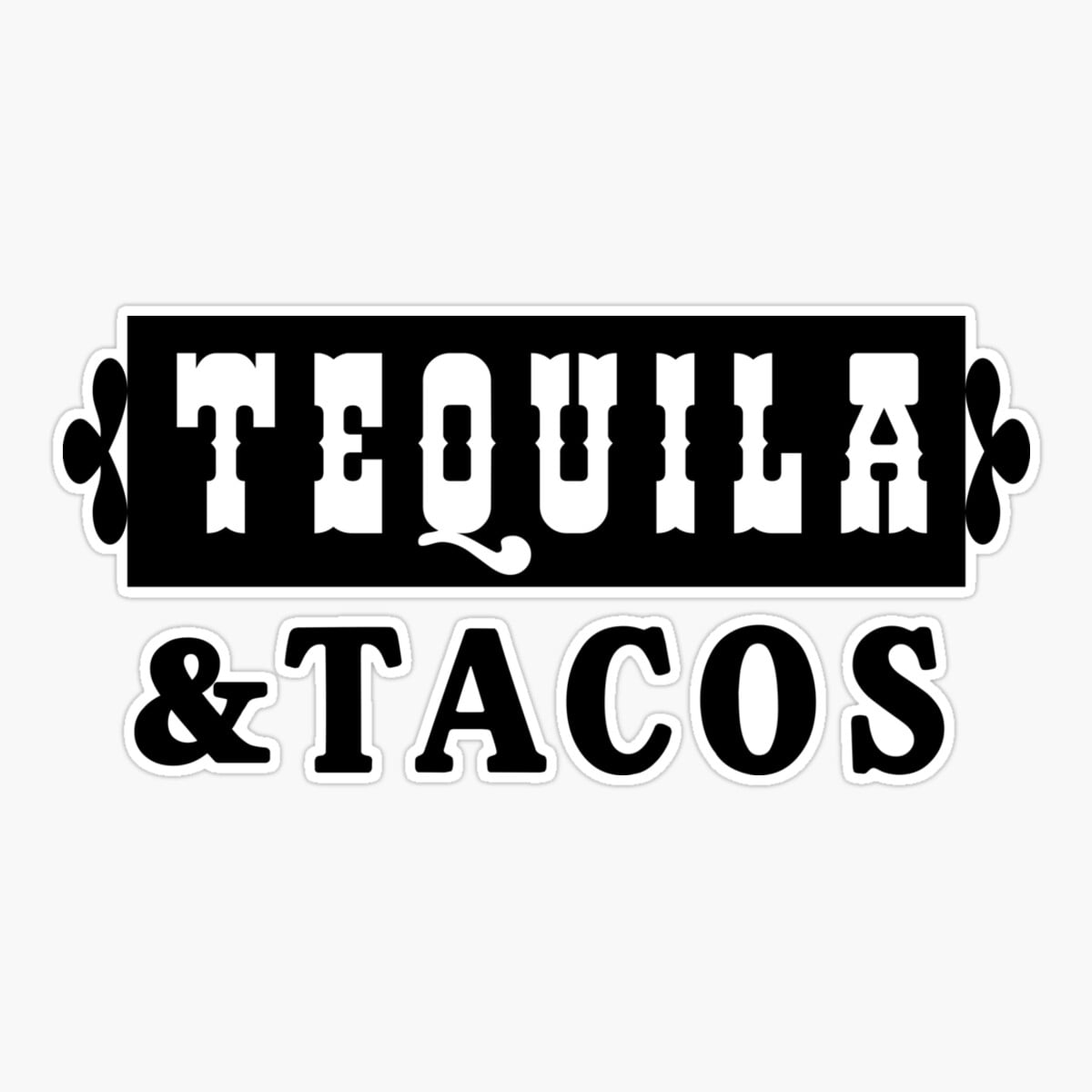 Maneki Tequila And Tacos Er, Phone Decal Water Bottle Stickers Car ...