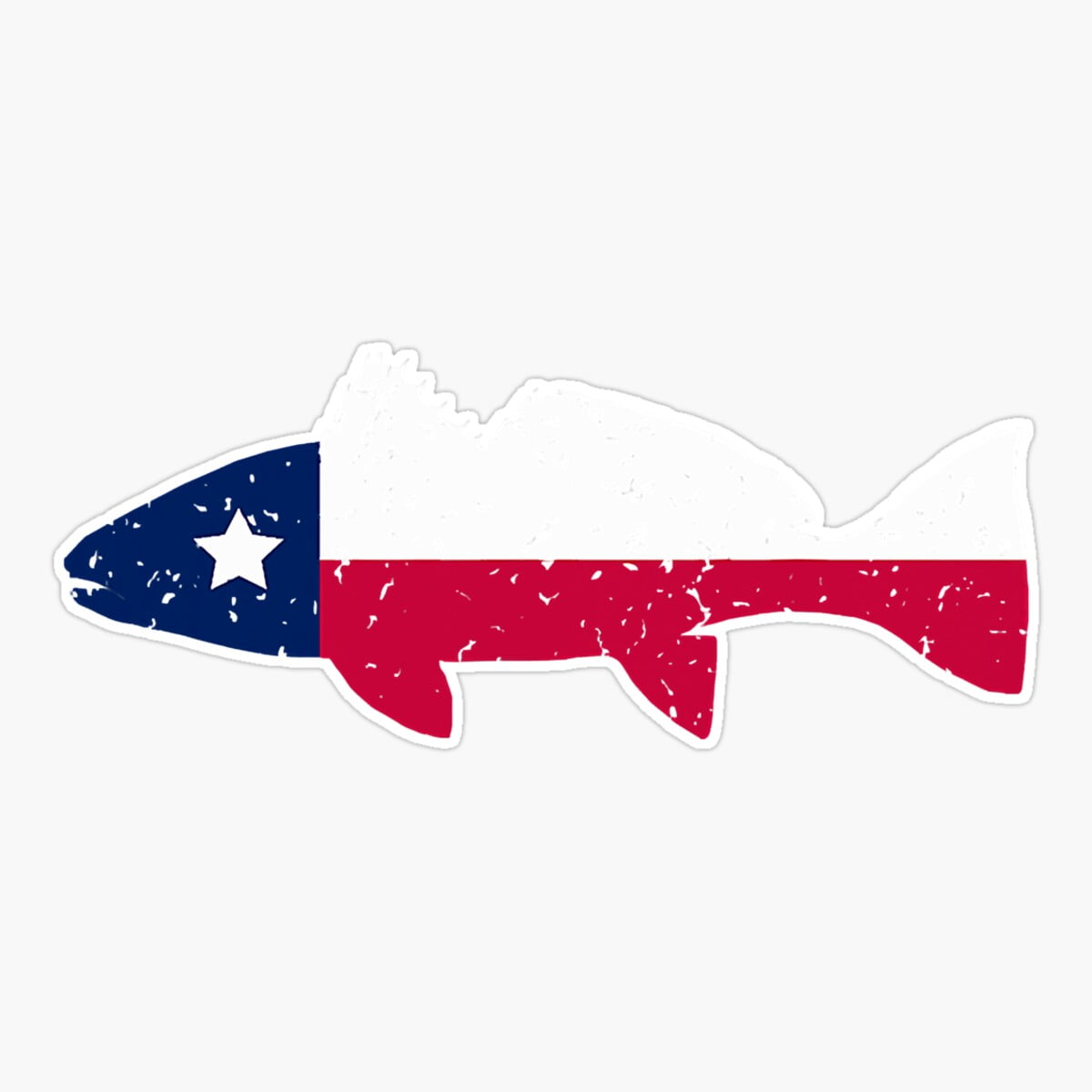 Maneki Texas Redish Ishing Texas Red Drum Er, Phone Decal Water Bottle ...