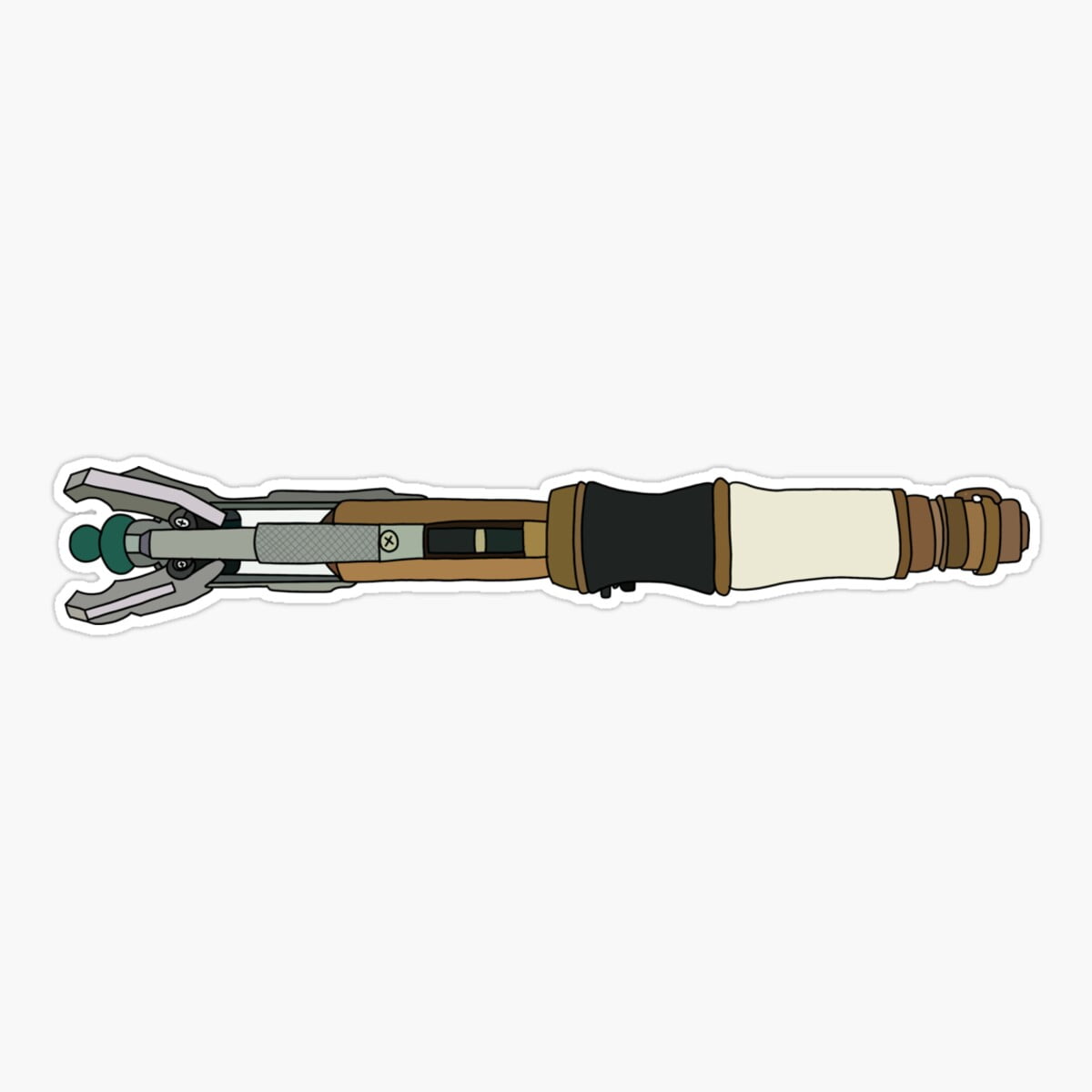 Maneki Th Doctor'S Sonic Screwdriver Er, Phone Decal Water Bottle ...