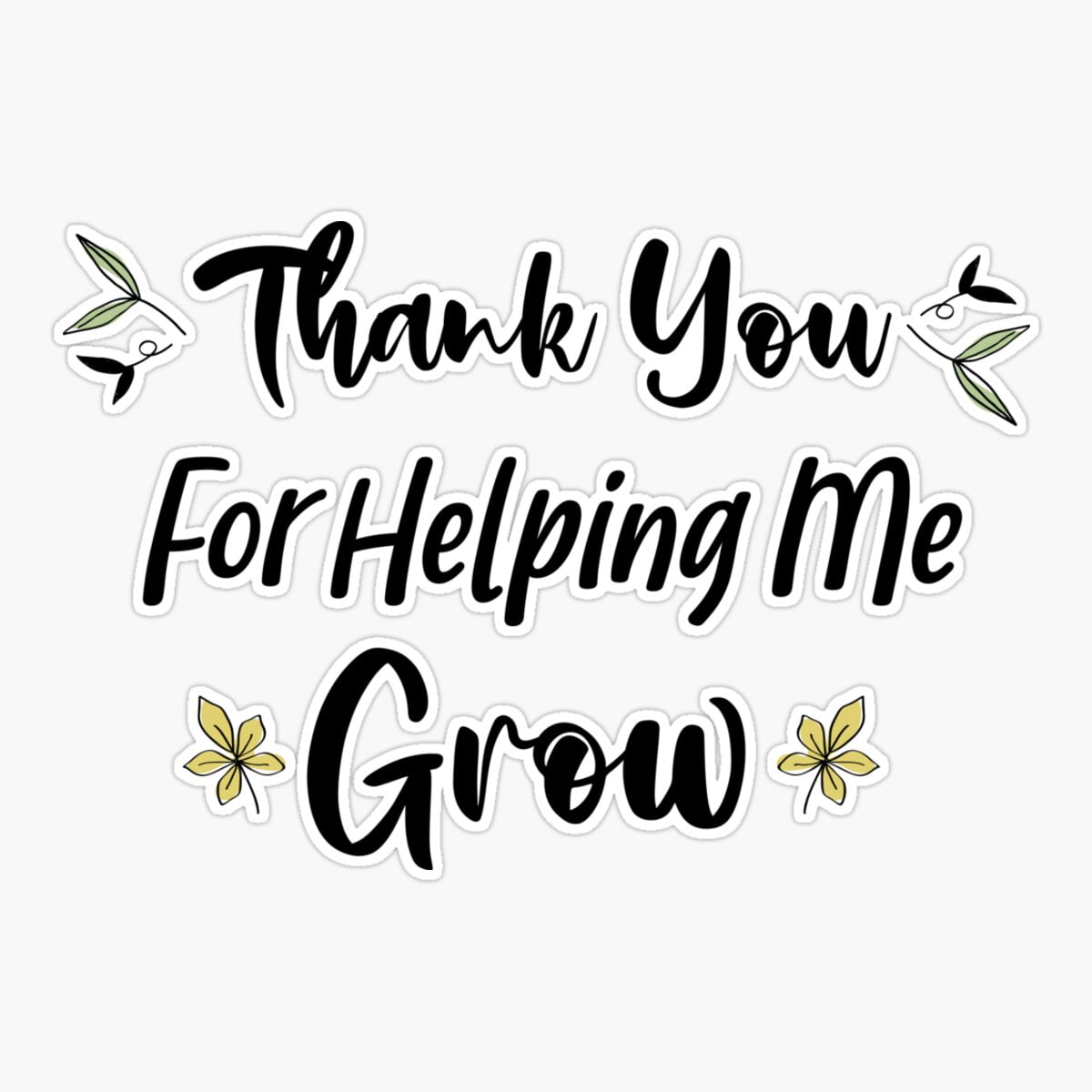 Maneki Thanks For Helping Me Grow | Teacher Appreciation Gift | Thank You For Helping Me Grow Er ...