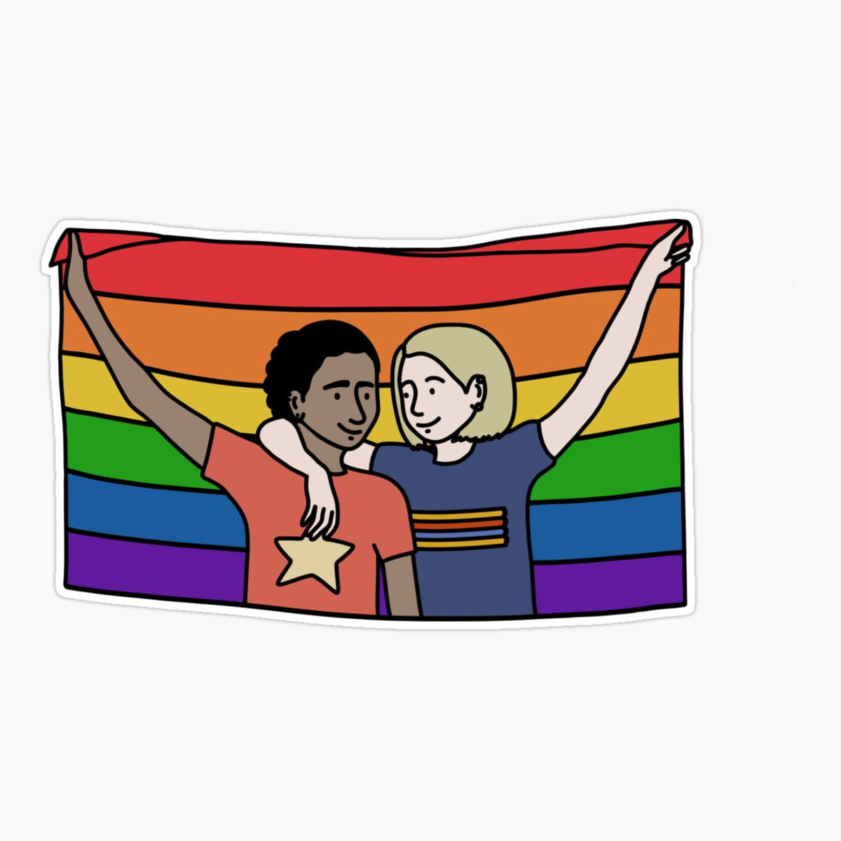 Maneki Thasmin Pride Er, Phone Decal Water Bottle Stickers Car Decals ...