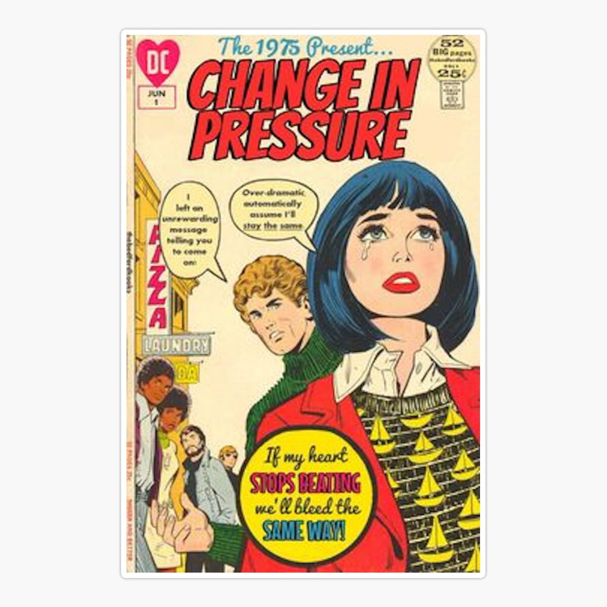 Maneki The 1975 Pressure Sticker, Phone Decal Water Bottle Stickers Car ...