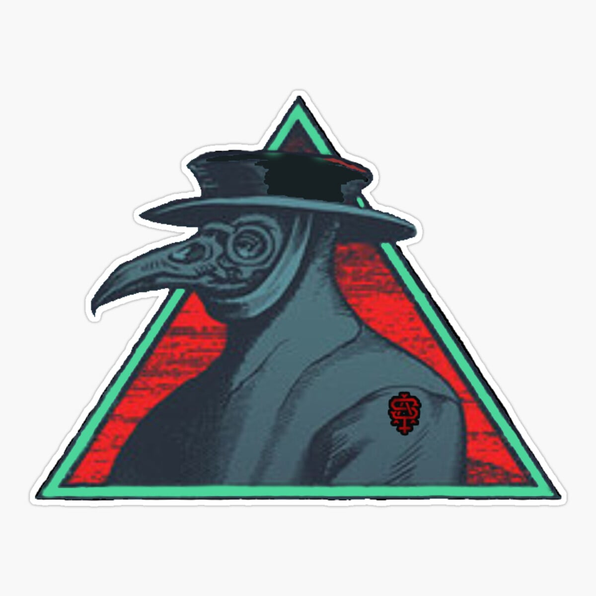 Maneki The Acacia Strain Plague Doctor Er, Phone Decal Water Bottle ...