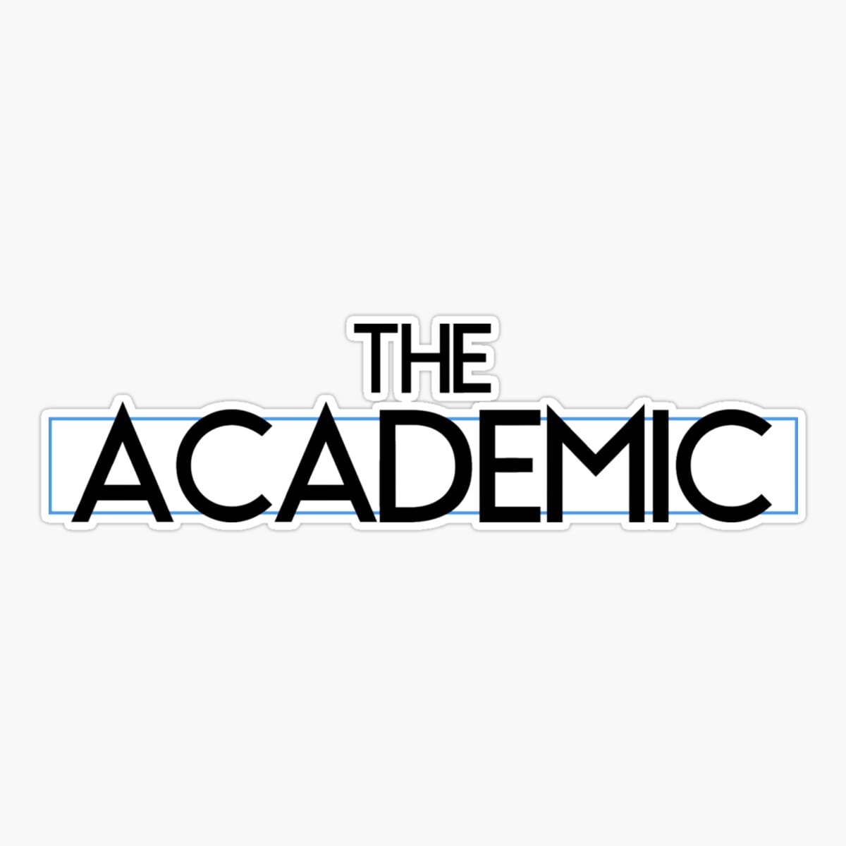 Maneki The Academic Logo Sticker, Phone Decal Water Bottle Stickers Car ...