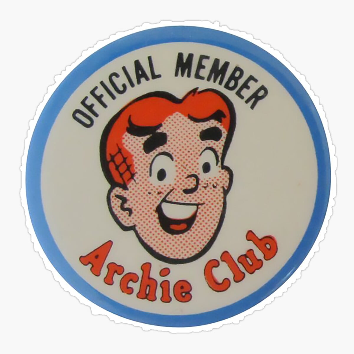Maneki The Archie Club Official Member 1969 Vintage Sticker Sticker ...