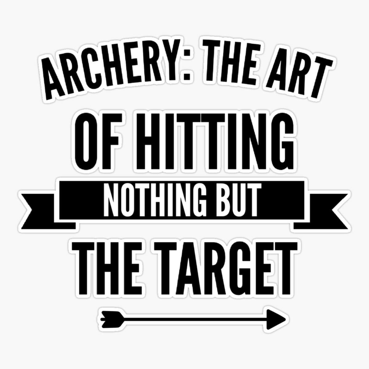 Maneki The Art O Hitting Nothing But The Target Er, Phone Decal Water ...