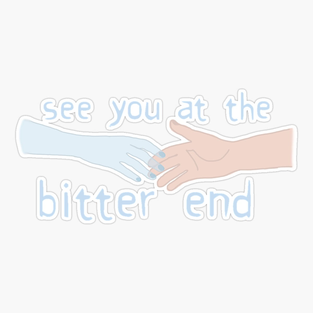 Maneki The Bitter End Sticker, Phone Decal Water Bottle Stickers Car ...