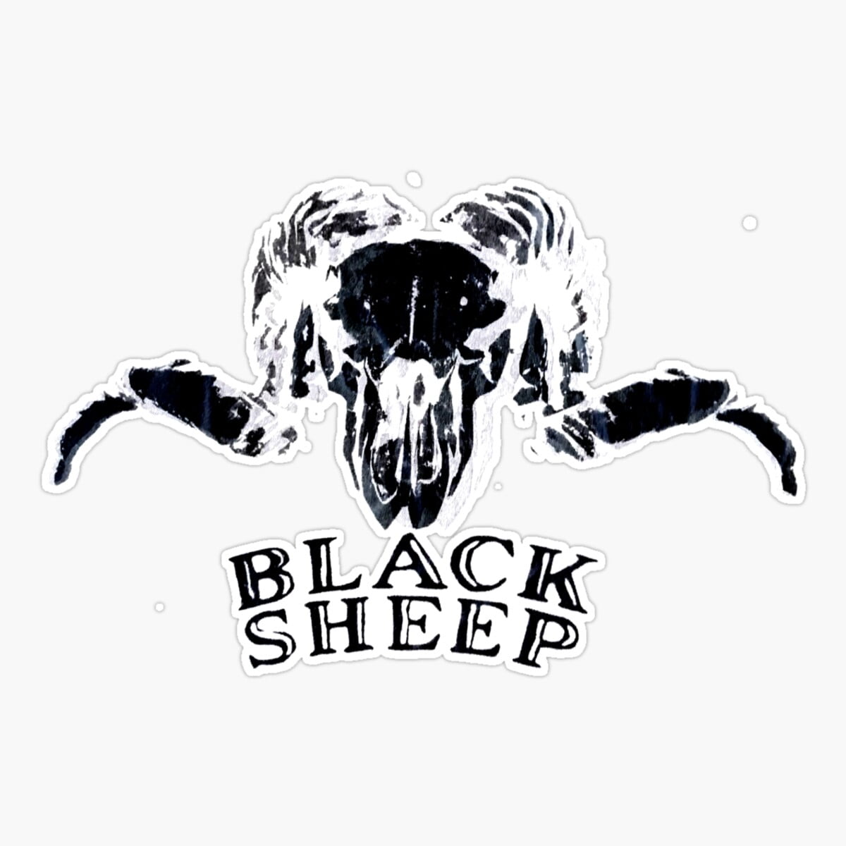 Maneki The Black Sheep O The Amily (Black) Er, Phone Decal Water Bottle ...