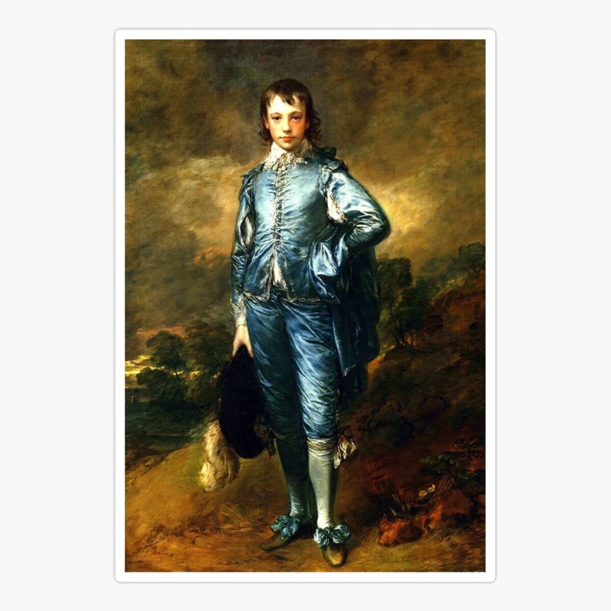 Maneki The Blue Boy : Vintage-1790 Painting By Thomas Gainsborough ...