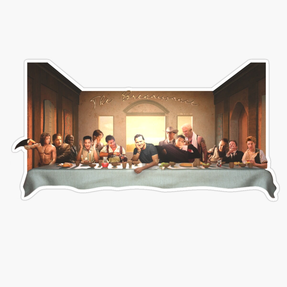 Maneki The Brenaissance: The Last Supper Er, Phone Decal Water Bottle ...