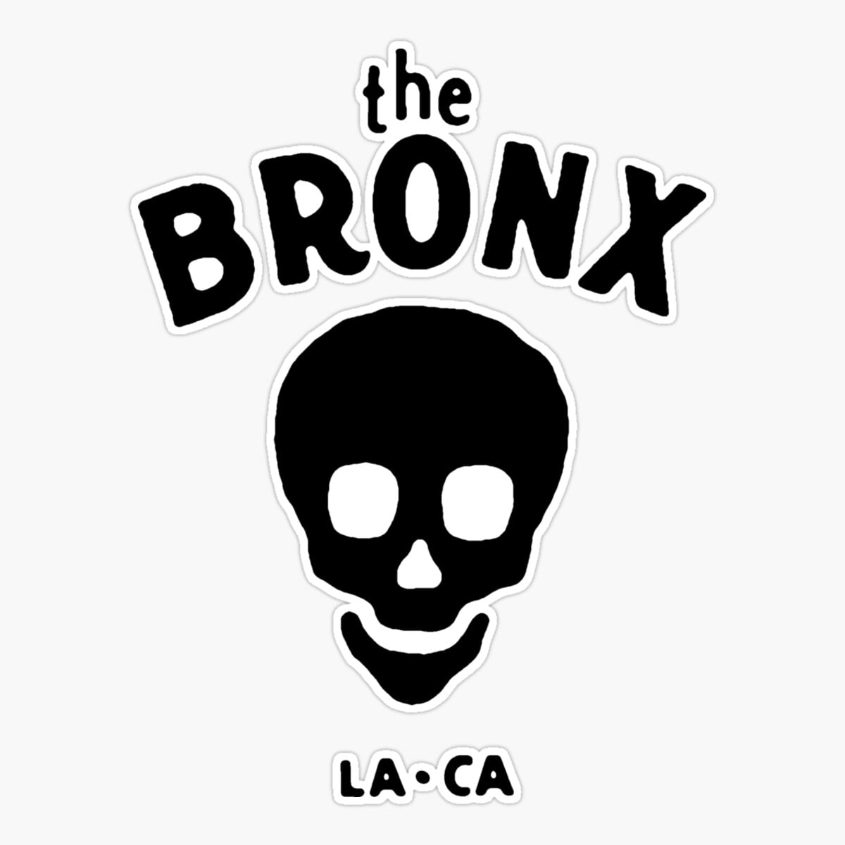 Maneki The Bronx Skull Logo Sticker, Phone Decal Water Bottle Stickers ...